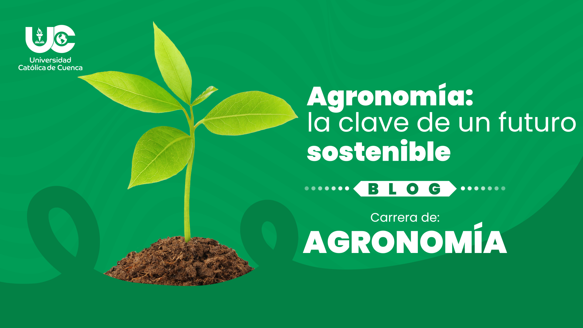 Agronomía: la clave de un futuro sostenible - Universidad Católica de ...